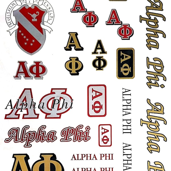 Alpha Phi Alpha Sticker - Etsy