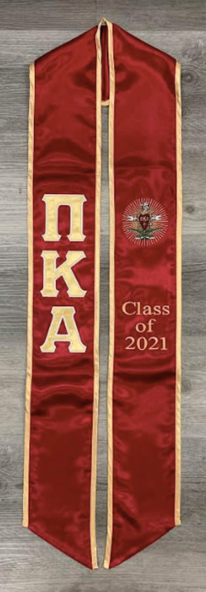 Pi Kappa Alpha Graduation Sash Stole - Etsy