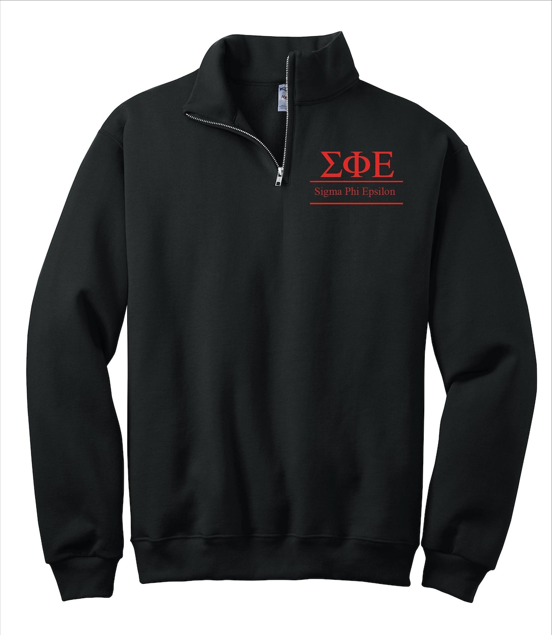 Sigma Phi Epsilon Custom Greek Quarter Zip - Etsy