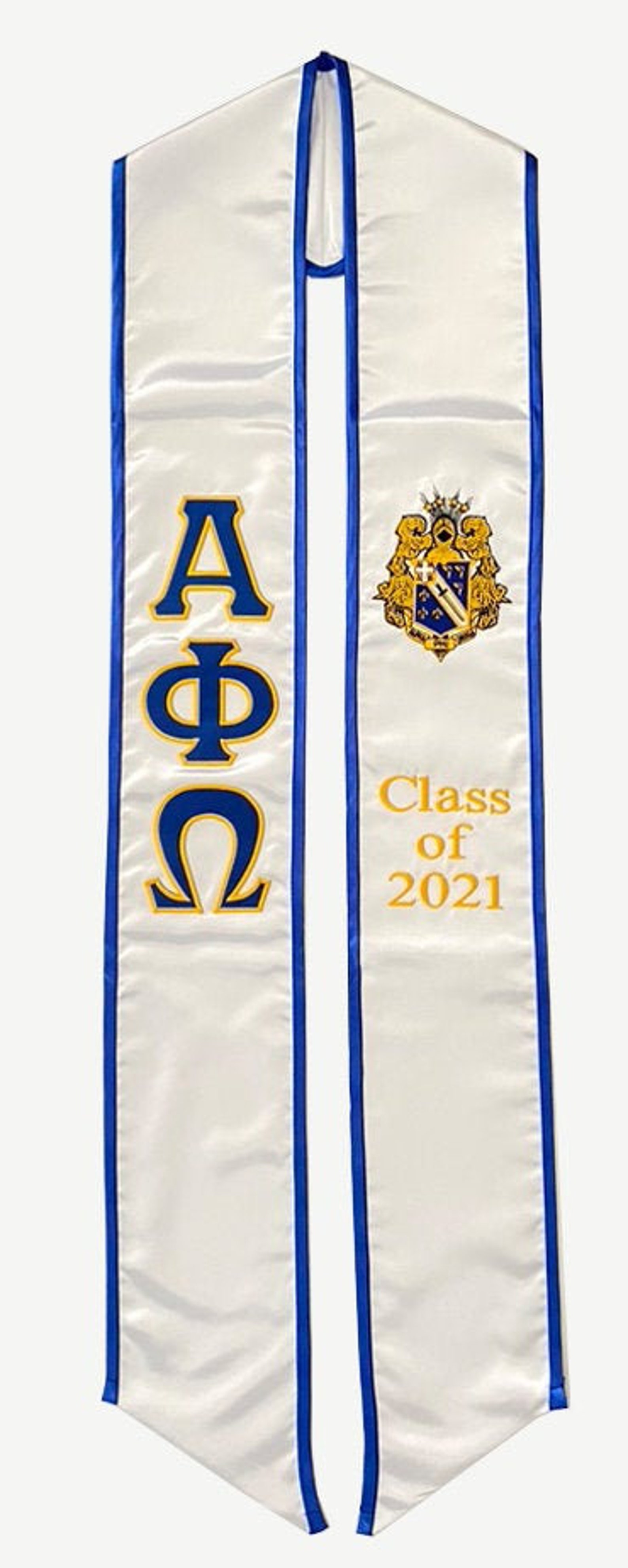 Alpha Phi Omega Graduation Sash Stole | Etsy