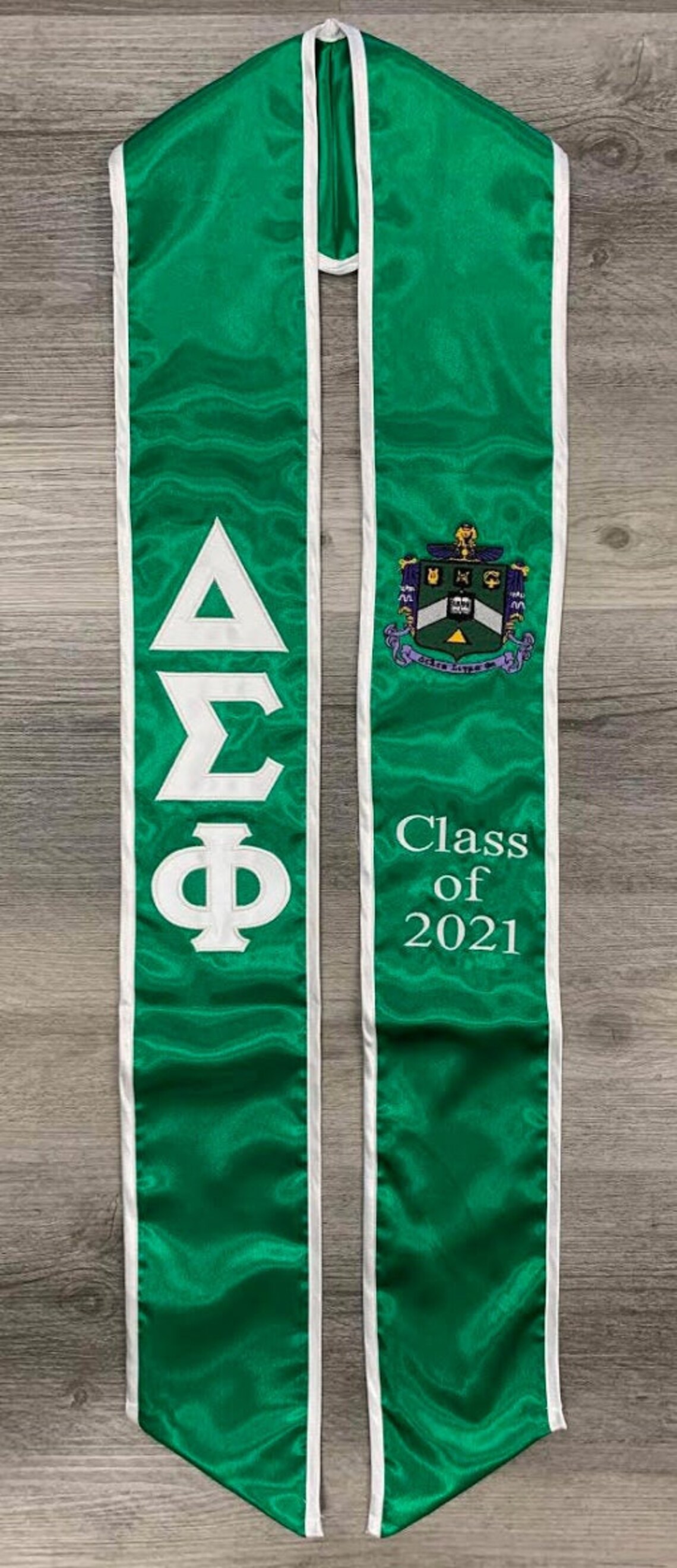 Delta Sigma Phi Graduation Stole Sash - Etsy
