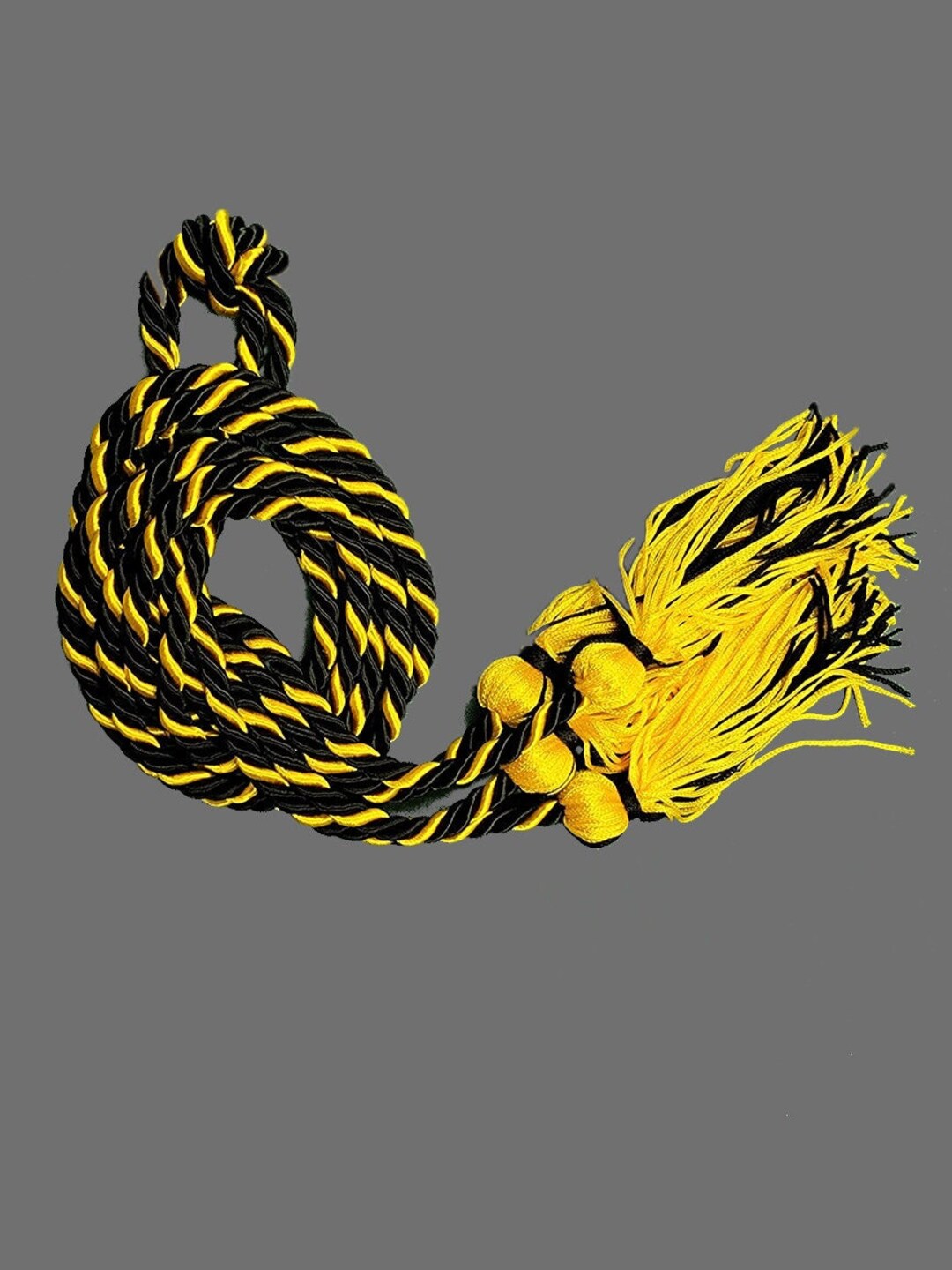 Graduation Cord / Honor Cords Intertwined Black and Gold - Etsy