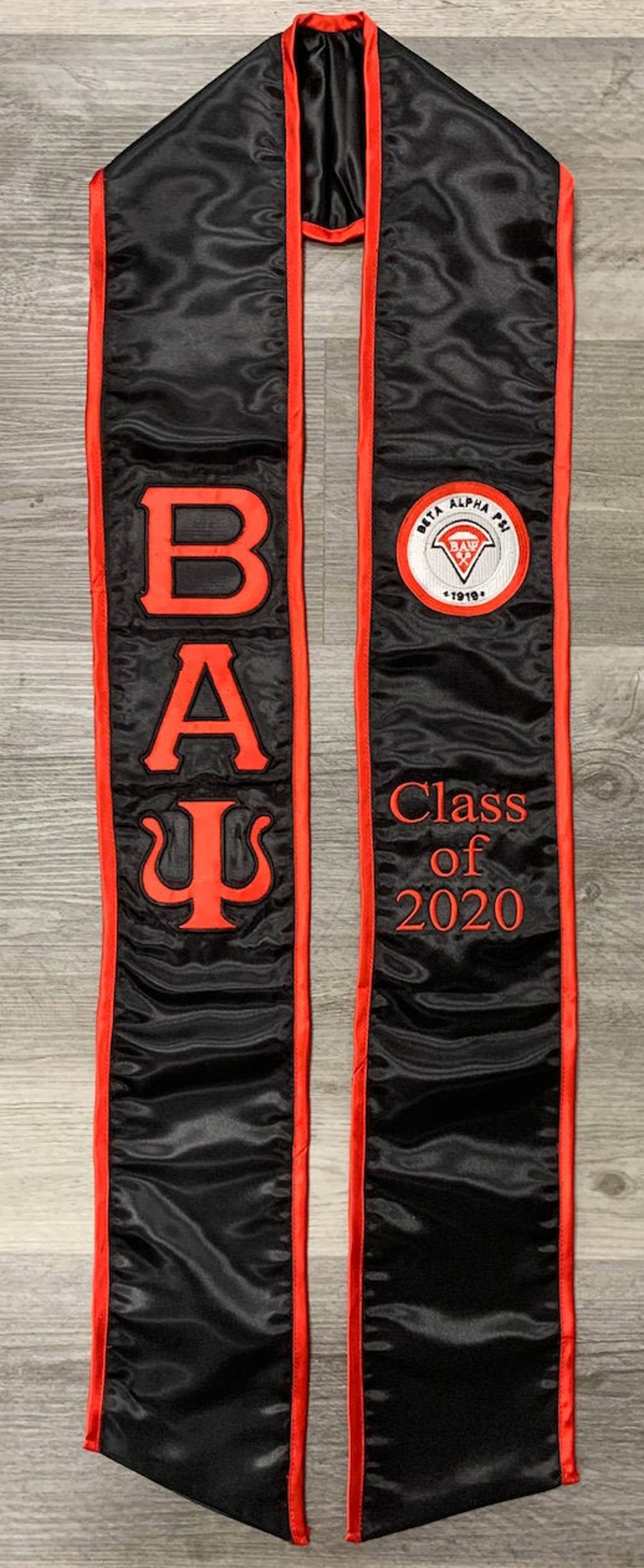 Beta Alpha Psi Graduation Stole Sash - Etsy