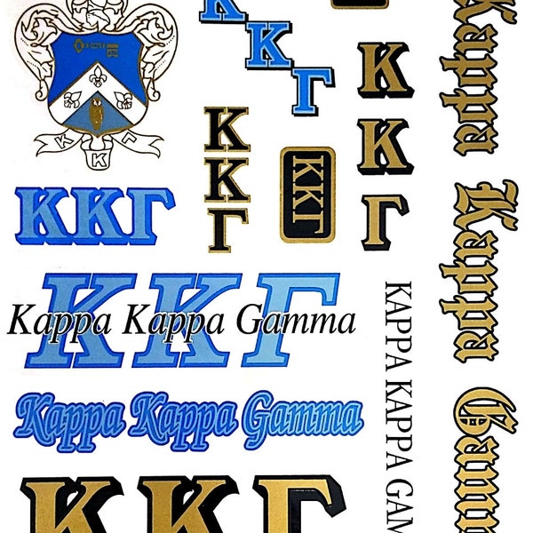 Kappa Kappa Gamma Sticker - Etsy