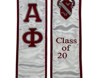 Phi Gamma Delta FIJI Graduation Sash Stole | Etsy