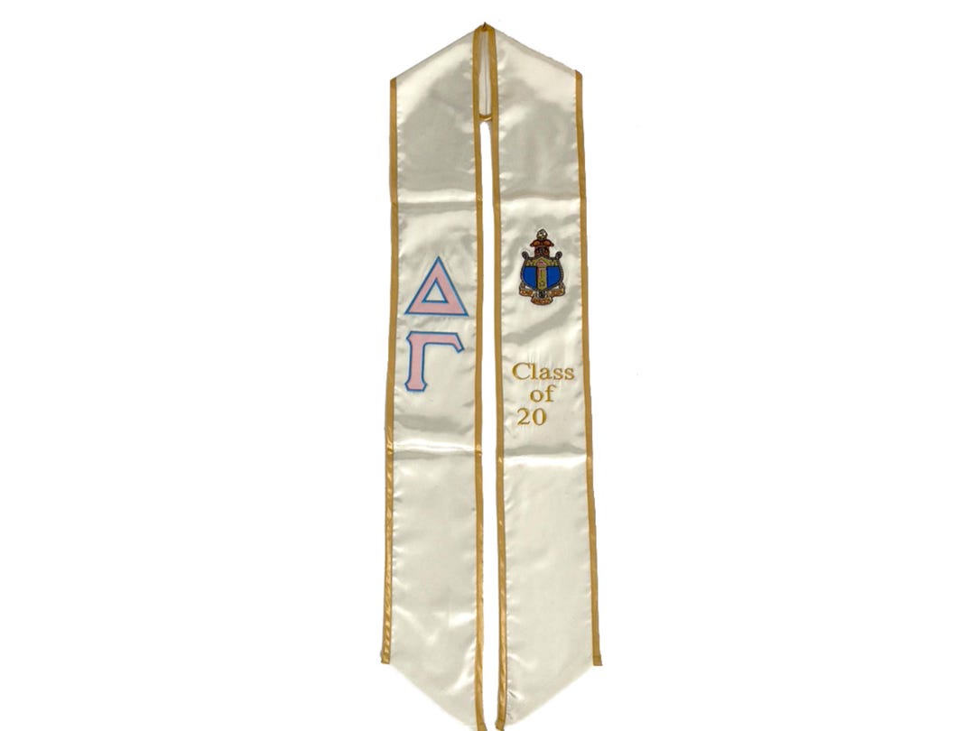 Delta Gamma Graduation Stole Sash - Etsy