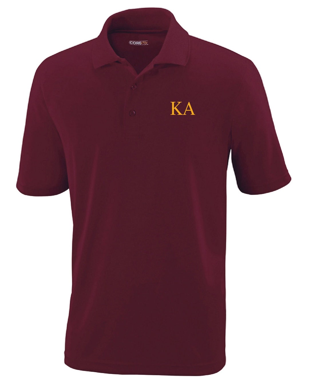 Kappa Alpha Polo Custom Embroidered Performance Polo - Etsy