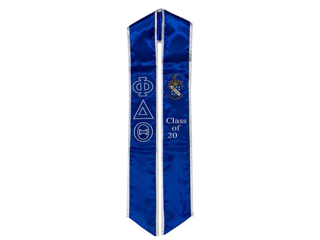 Phi Delta Theta Graduation Sash Stole - Etsy
