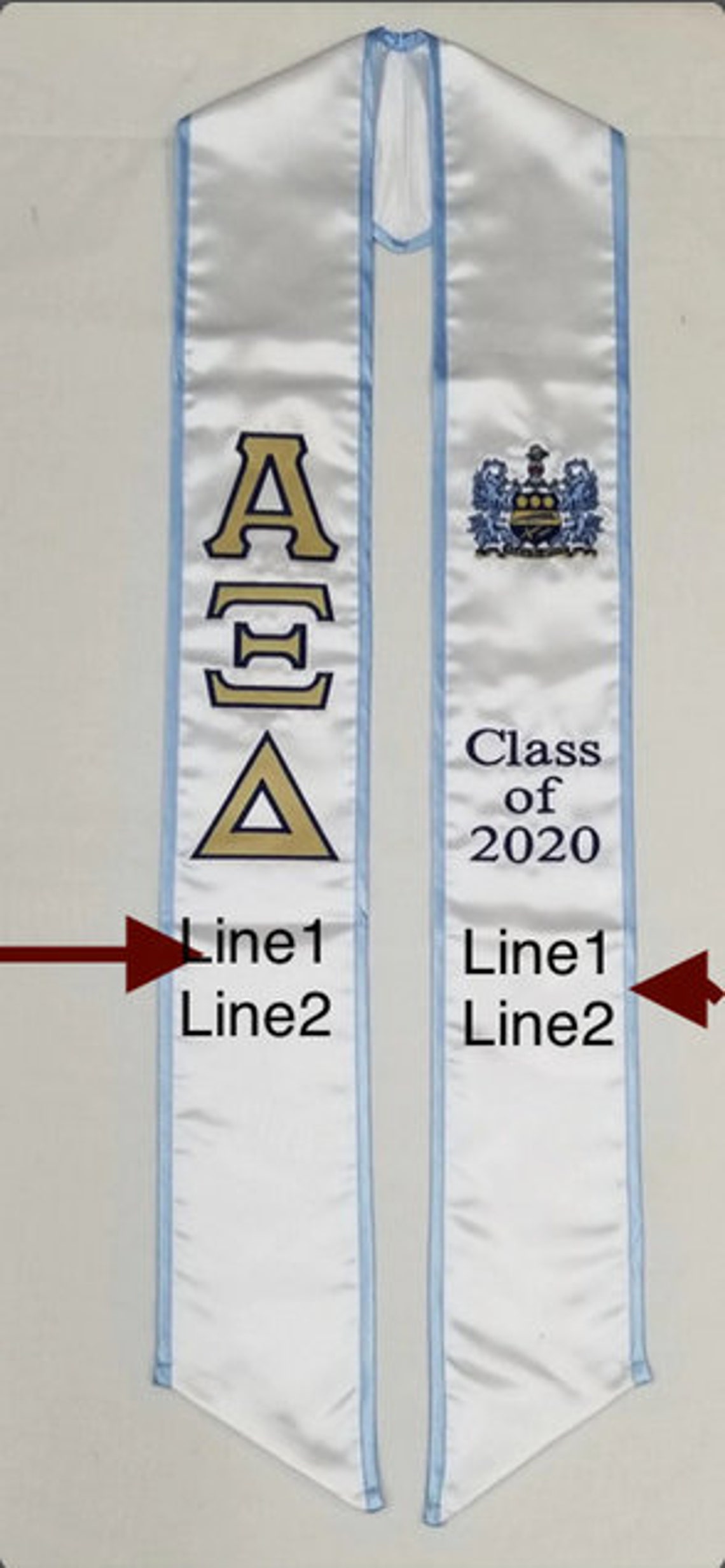 Kappa Sigma Graduation Stole Sash - Etsy