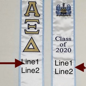 Kappa Sigma Graduation Stole Sash - Etsy