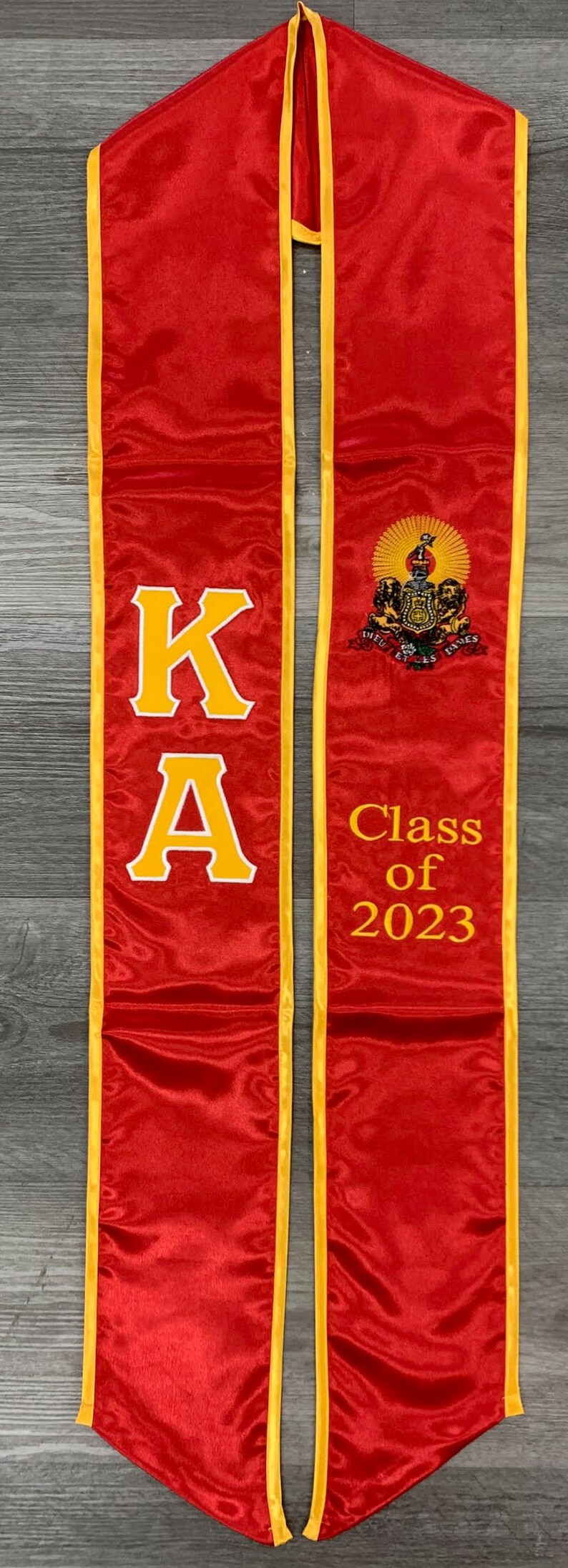 Kappa Alpha Graduation Stole Sash - Etsy