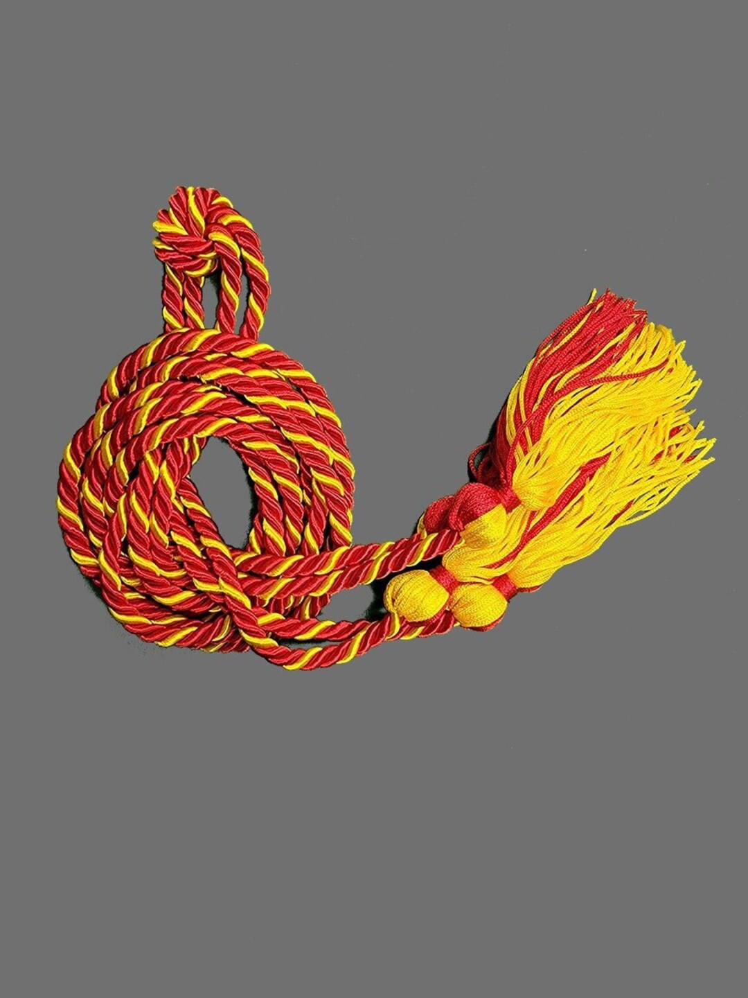 Graduation Cord / Honor Cords Intertwined Red and Gold - Etsy