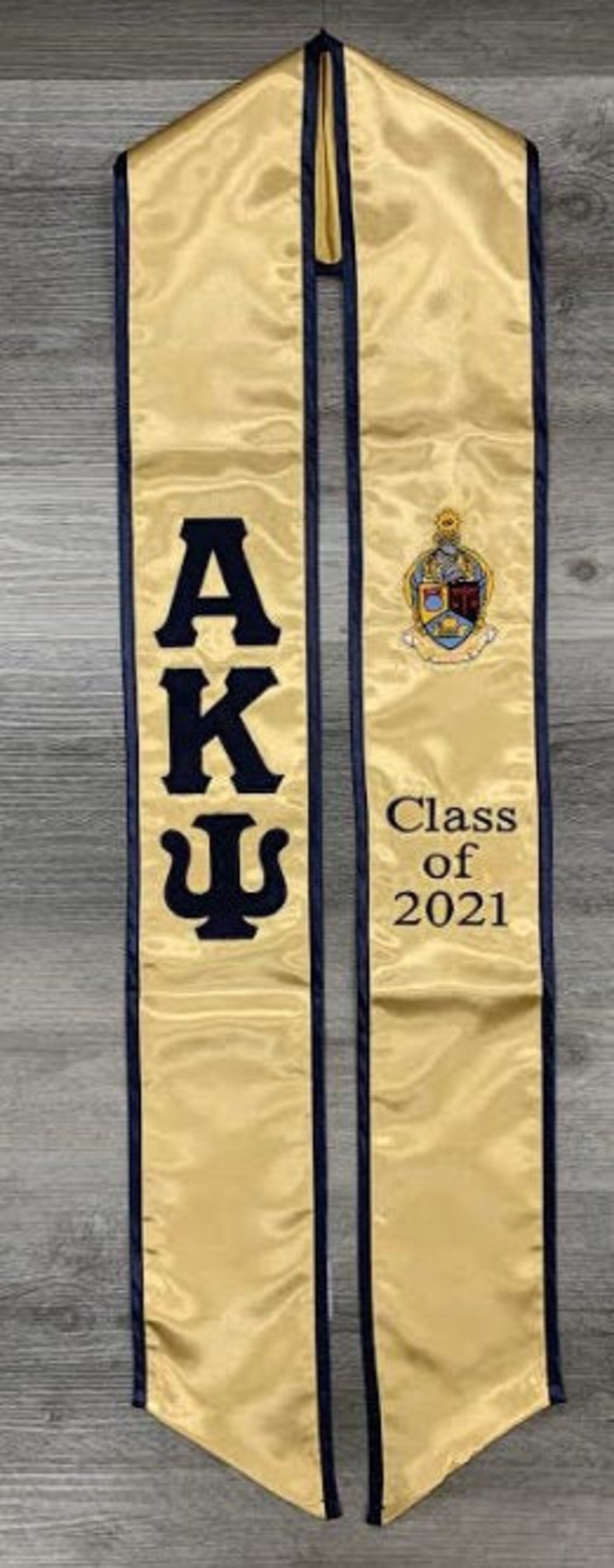 Alpha Kappa Psi Graduation Stole Sash | Etsy