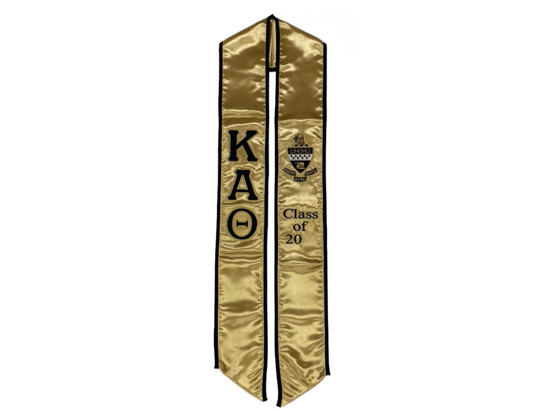 Kappa Alpha Theta Graduation Stole Sash - Etsy