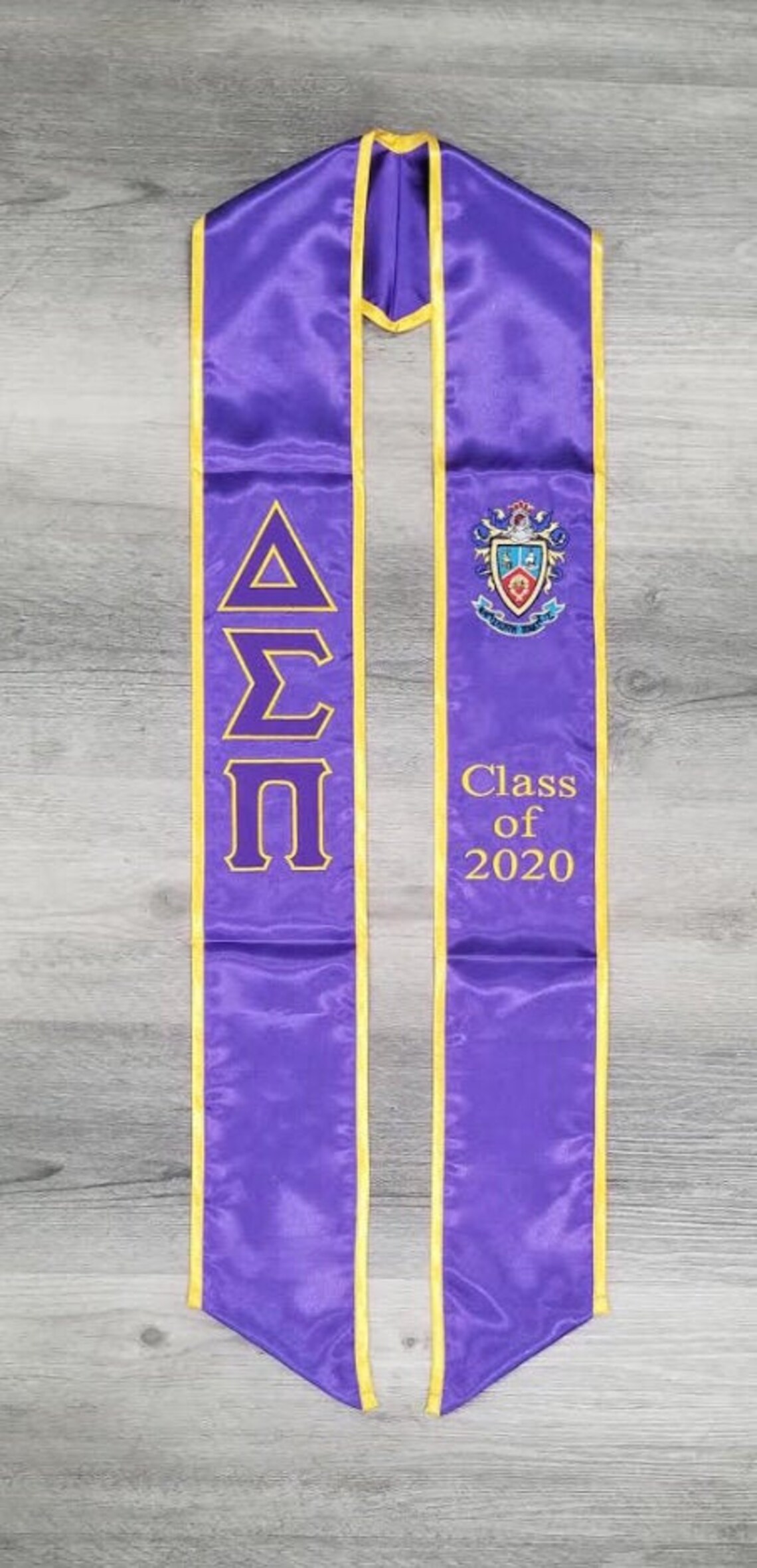 Delta Sigma Pi Graduation Stole Sash | Etsy