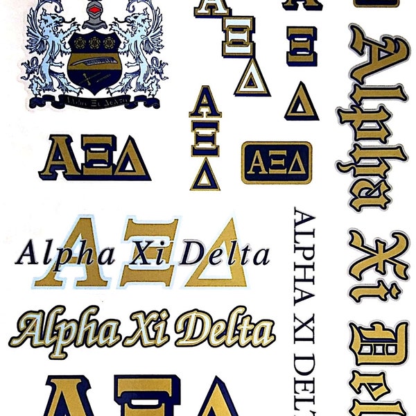Alpha Xi Delta - Etsy