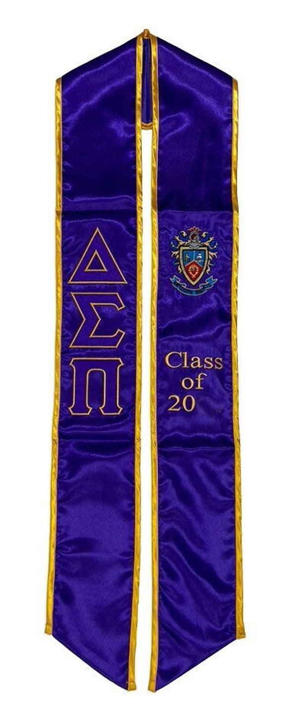 Delta Sigma Pi Graduation Stole Sash | Etsy