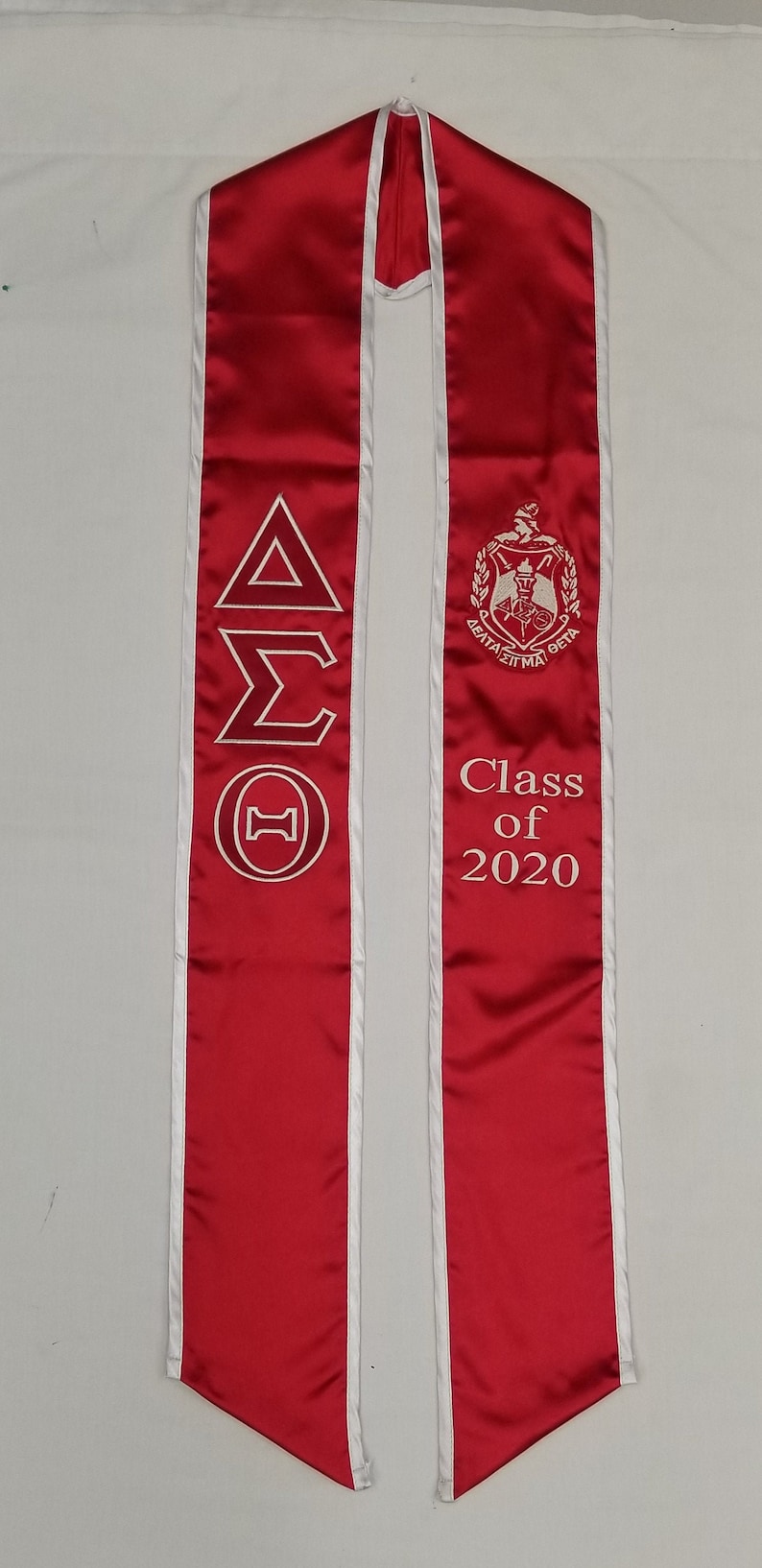 Delta Sigma Theta Graduation Sash Stole - Etsy