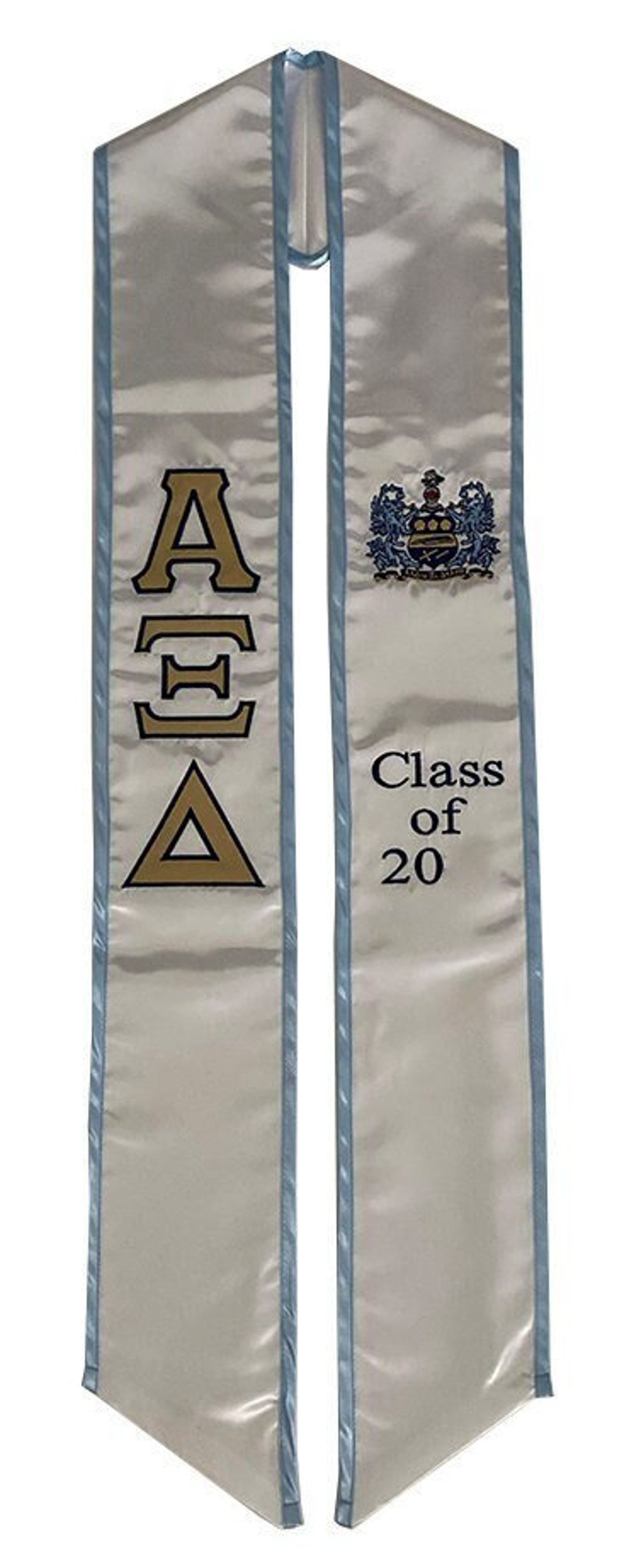 Alpha Xi Delta Graduation Stole Sash - Etsy