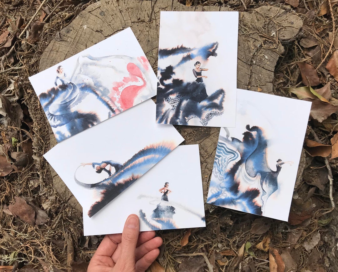 Postcards With Flamenco Dancers - Etsy
