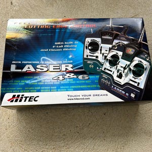 Hitech Laser 4 FM Channel Radio Control System Rctransmitter Plane ...