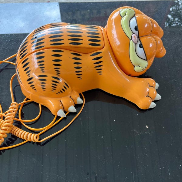 Garfield Telephone - Etsy
