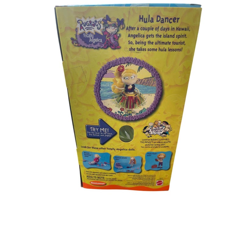 2000 Rugrats Mattel Nickelodeon Totally Angelica Hula Dancer ...