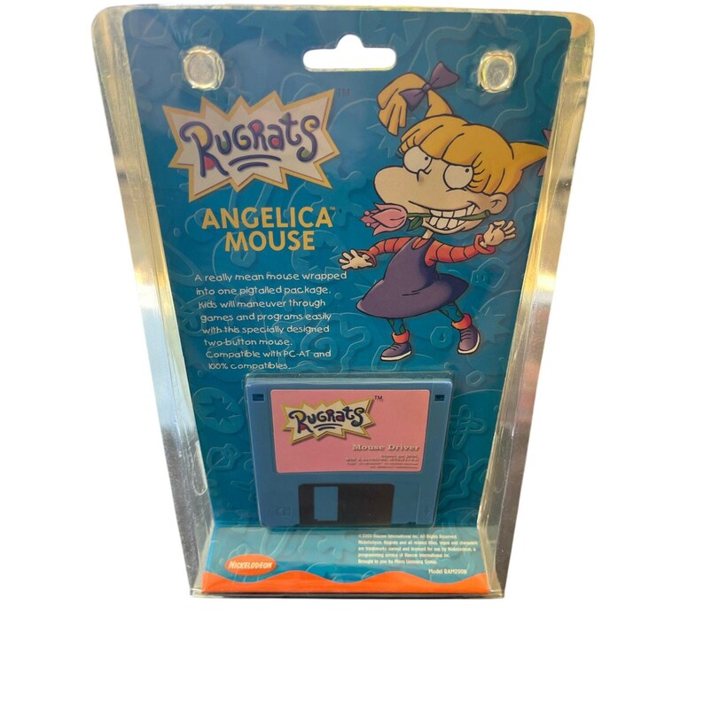 New Vintage Nickelodeon Rugrats Angelica Pickles Wired PC Mouse - Etsy