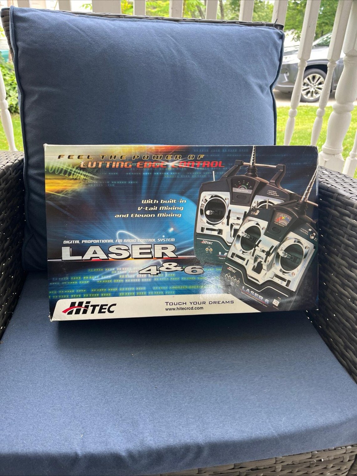 Hitech Laser 4 FM Channel Radio Control System Rctransmitter Plane ...