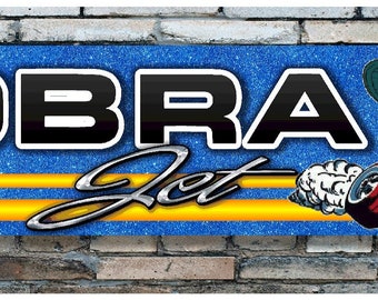 Ford Cobra Jet Vintage Style Racing Decal Sticker - Etsy