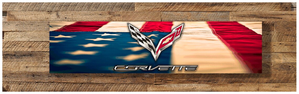 Corvette Banner - Etsy