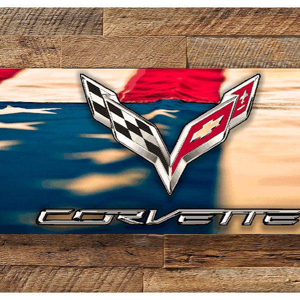 Corvette American Flag - Etsy