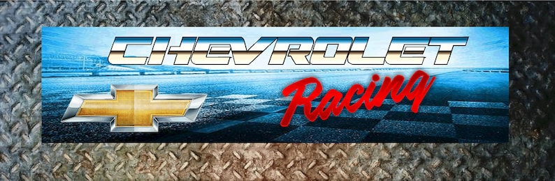Chevy Racing Banner - Etsy