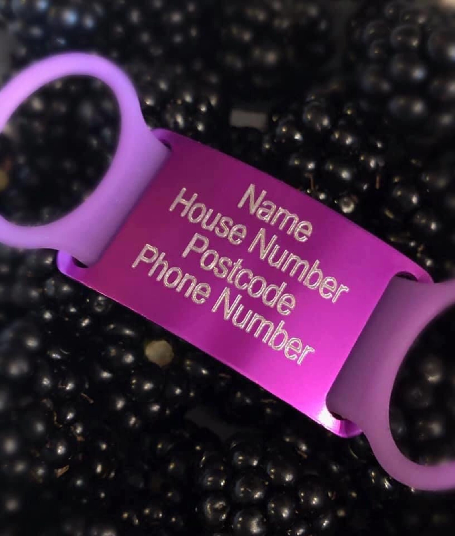 Flexitags Large Fully Anodised Aluminium Slide on Pet Tags - Etsy UK