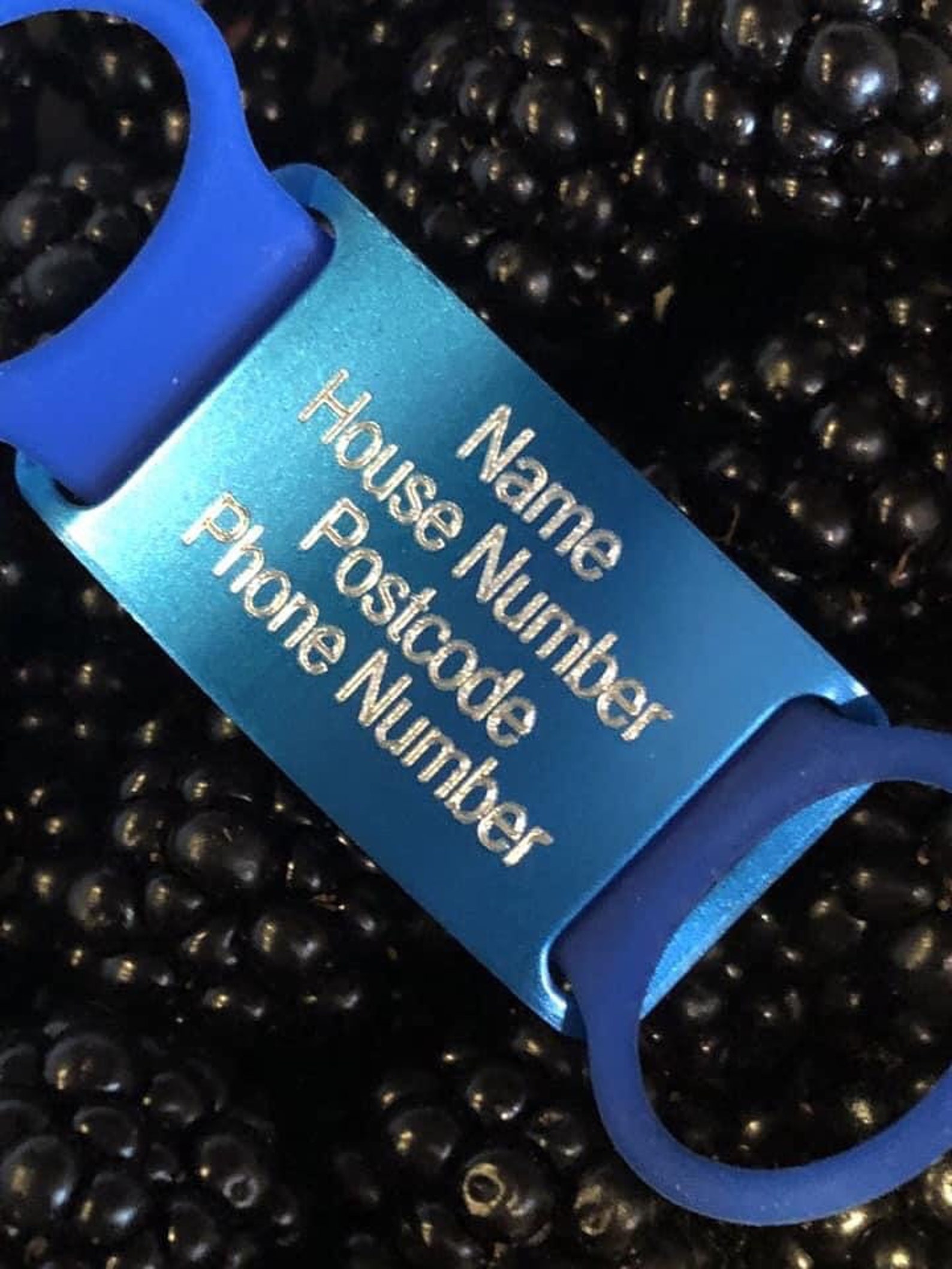 Flexitags Large Fully Anodised Aluminium Slide on Pet Tags - Etsy UK