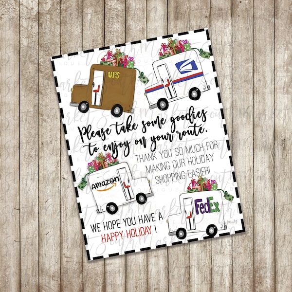 Fedex Holiday Card - Etsy