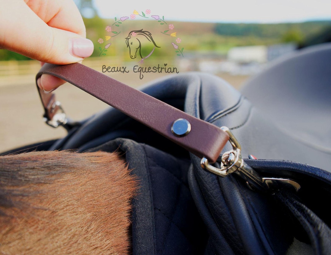 Saddle Grab Strap | Brown Biothane | Balance Strap | Horse Riding ...