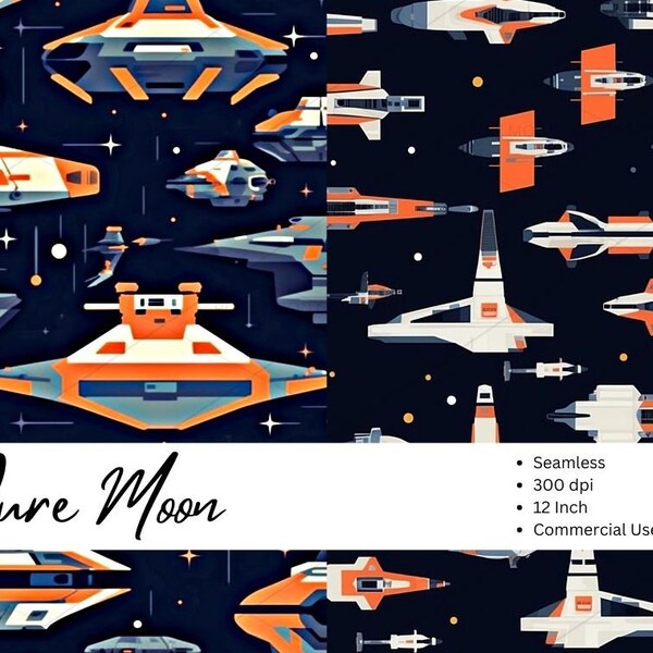 Printable Spaceship - Etsy