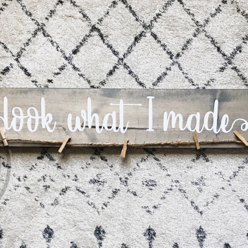 Look What I Made Sign - Etsy
