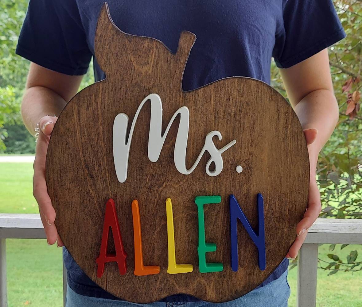 Teacher Classroom Sign Custom Sign for Class Appreciation | Etsy