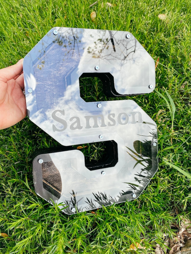 Personalized Wooden Letter Piggy Bank, Engraved Coin Bank, Kids ...