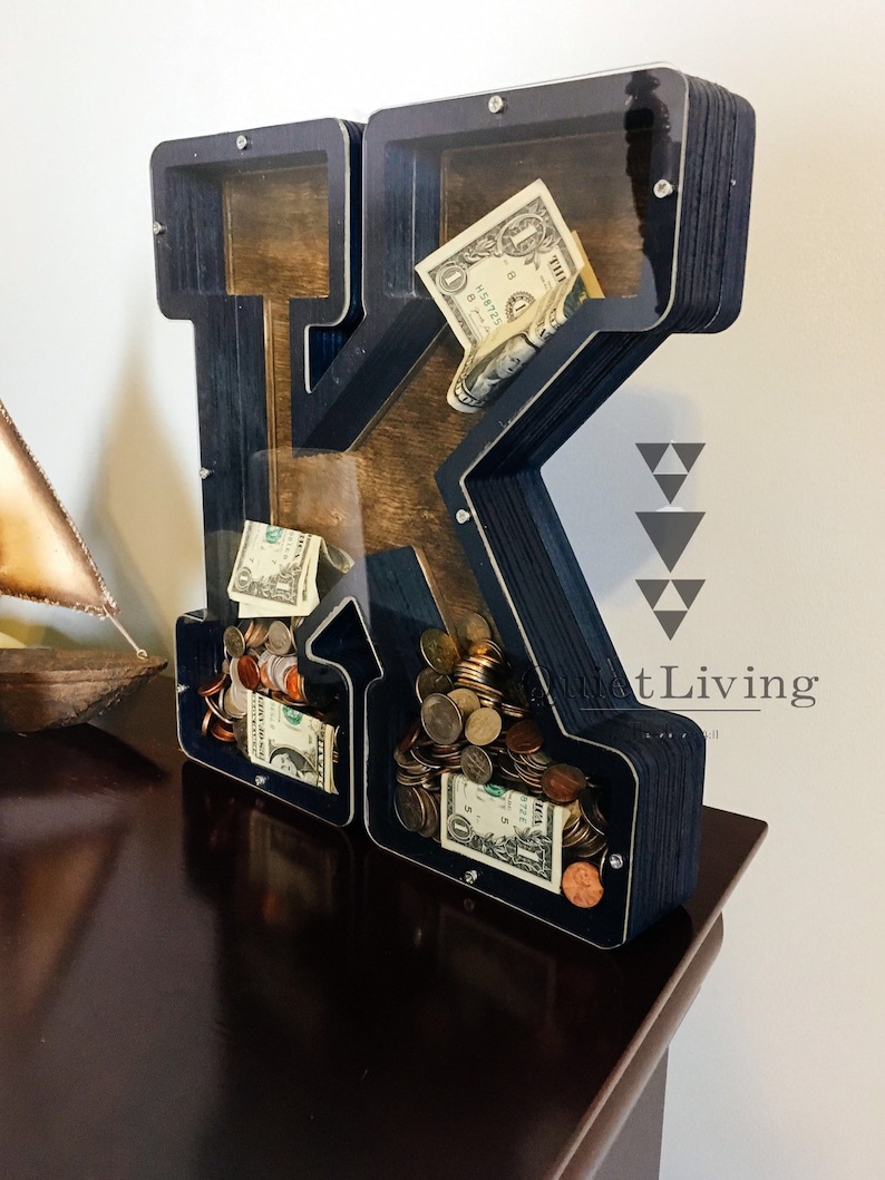 Wooden Coin Bank Custom Piggy Bank Money Banks for Kids and - Etsy