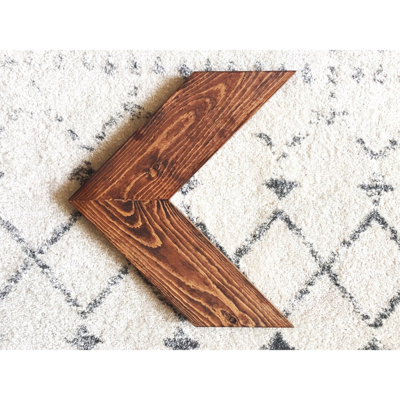 Chevron Wall Decor - Etsy