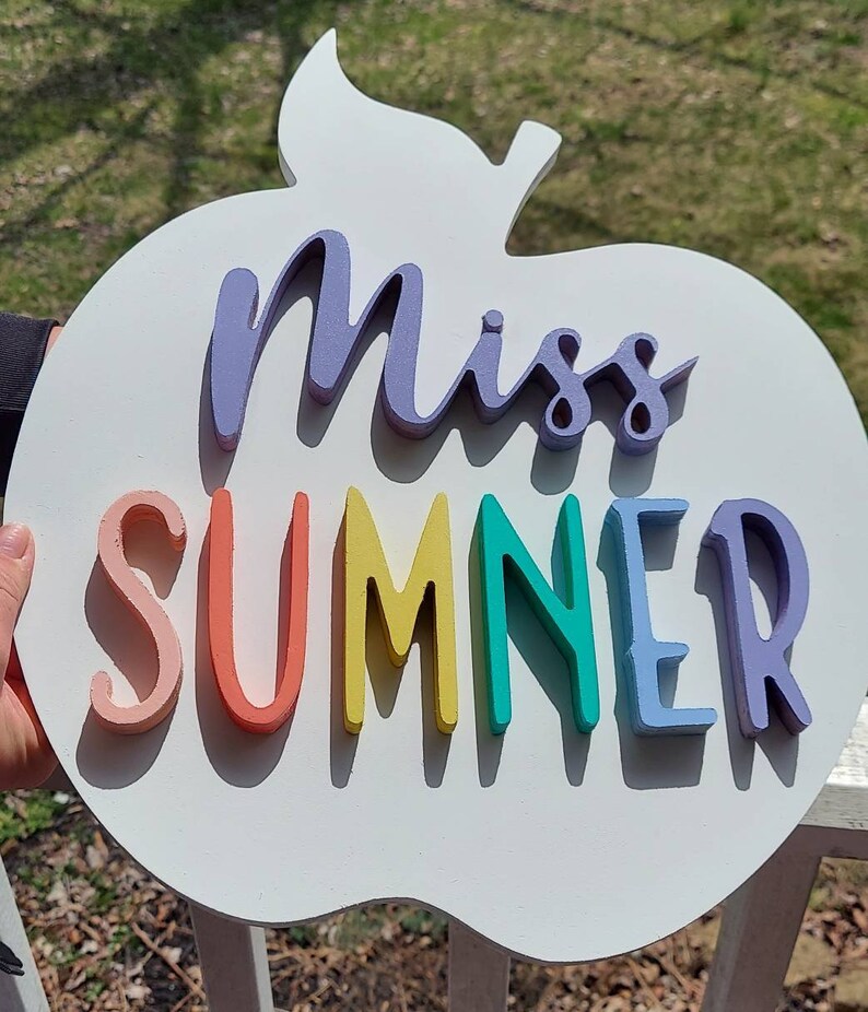 Teacher Classroom Sign Custom Sign for Class Appreciation | Etsy