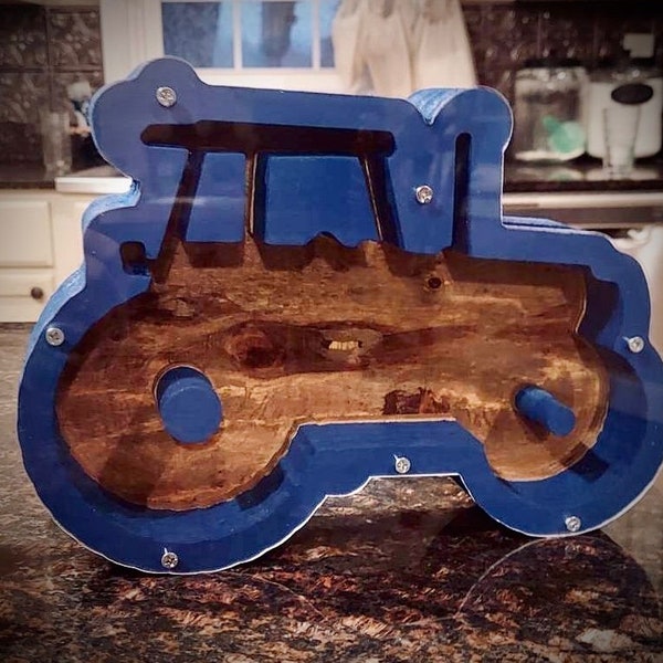 Wooden Coin Bank - Etsy