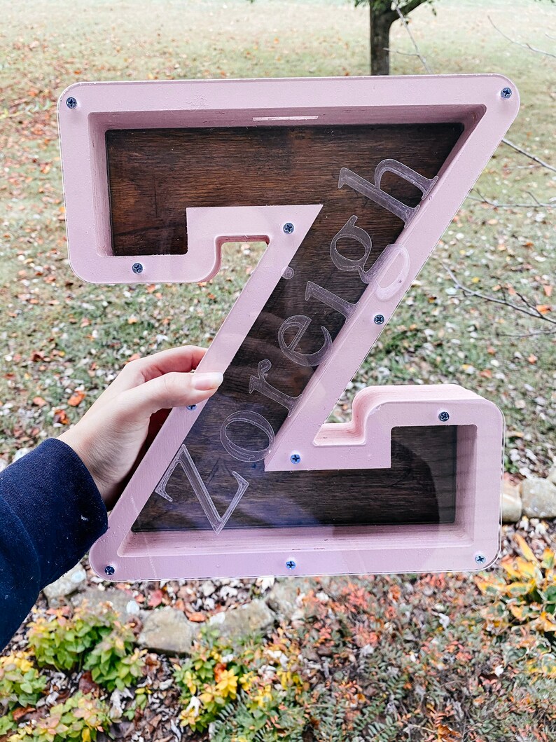 Engraved Coin Bank Personalized Piggy Bank Wooden Coin Bank - Etsy