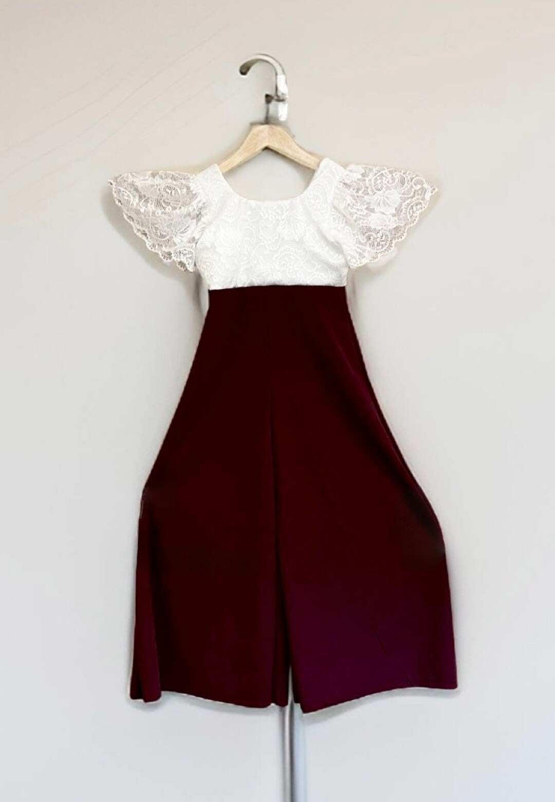 Girls Holy Communion Outfit | Wedding Outfit | Flower Girl | Wide Leg ...