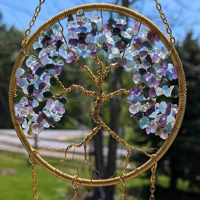 Wire Tree Suncatcher - Etsy