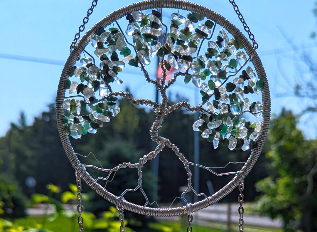 Emerald Crystal May Birthstone Sun Catcher- Taurus, Gemini, Handmade ...