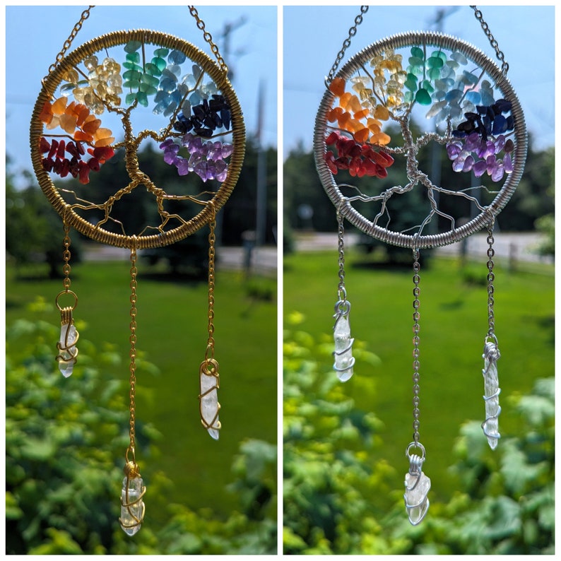 Rainbow Tree of Life Sun Catcher - LGBTQ Pride, Chakra Meditation ...